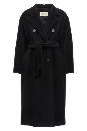 Max Mara Madame 101801 Icon Coat' Coat - Black