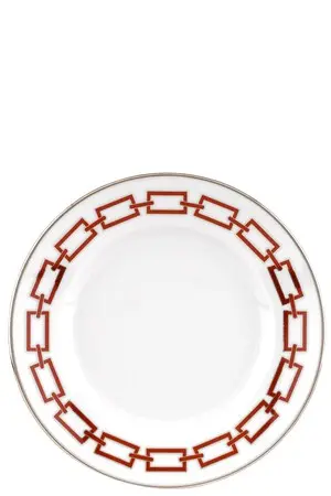 GINORI 1735 Catene Impero' Dessert Plate ⌀ 22 Cm - Red