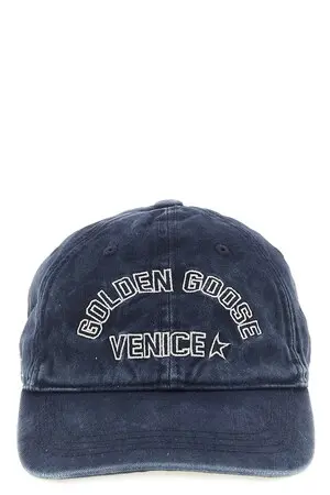 GOLDEN GOOSE Journey' Cap - Blue