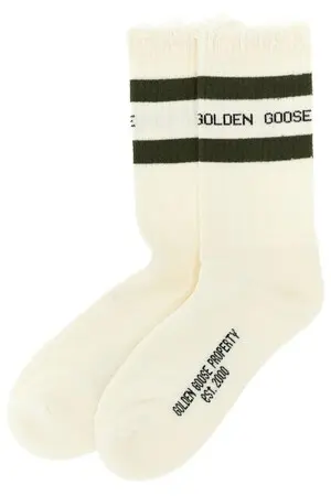 GOLDEN GOOSE Crew Socks - Green