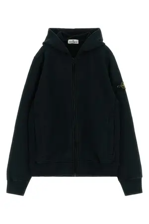 Stone Island Badge Logo' Hoodie - Black