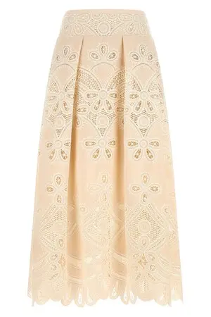 Elie Saab Embroidered Skirts