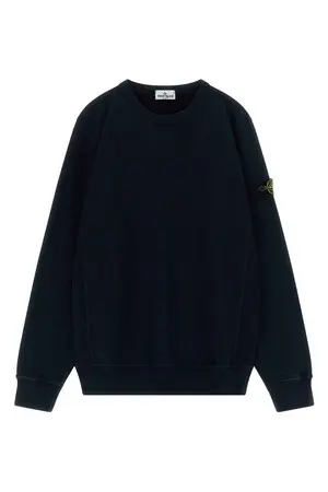 Stone Island Badge Logo' Sweatshirt - Black