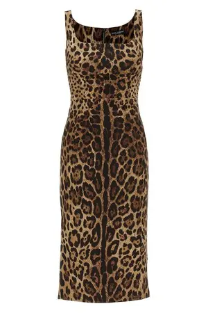 DOLCE & GABBANA DOLCE & GABBANA Silk Charmeuse Midi Dress