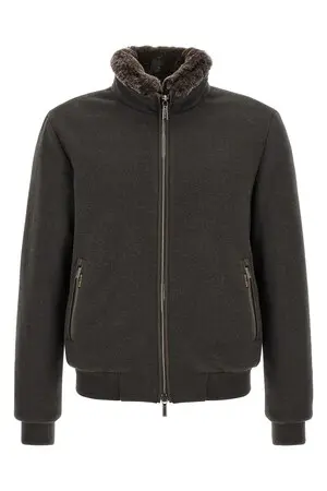 MOORER Bellati-mrw' Bomber Jacket 'acqua' Line - Brown