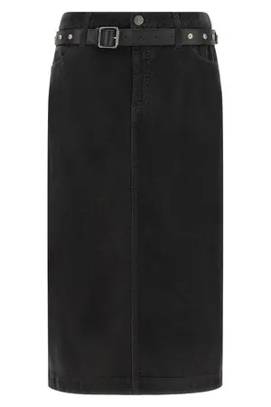 Pinko Corduroy Midi Skirt