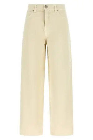 Pinko Love Birds Embroidery Wide-leg Jeans