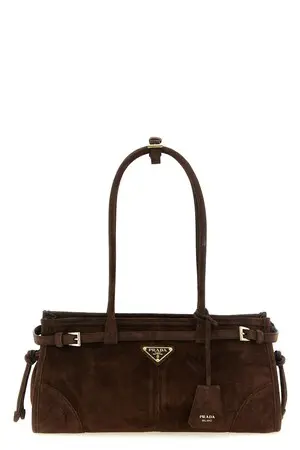 Prada Bonnie Medium Handbag - Brown