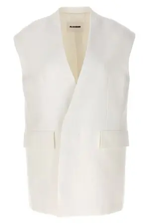 JIL SANDER Oversize Tailored Vest