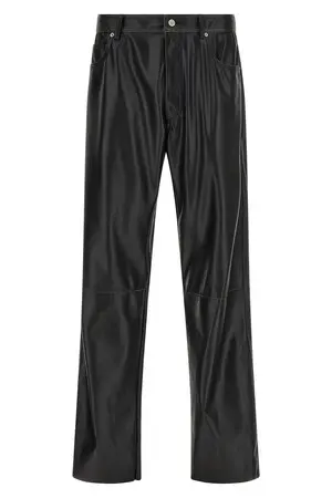 MAISON MARGIELA Leather-effect Trousers