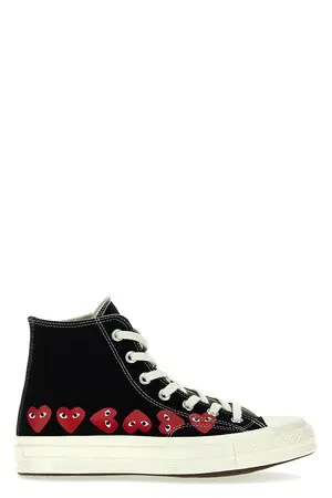 Play Comme Des Garcon X Converse Sneakers - Black