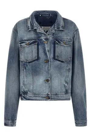MAISON MARGIELA Folded Collar Denim Jacket
