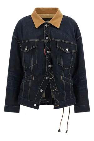 Dsquared2 Denim Wrap Over Jacket