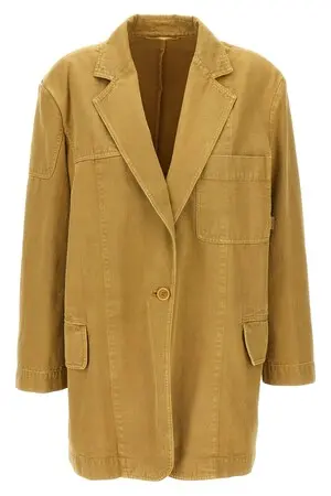 Max Mara Dizzy Cotton Canvas Blazer