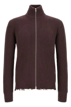 MAISON MARGIELA Ribbed Cotton Turtleneck Sweater