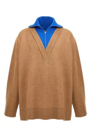 JIL SANDER Half Zip Sweater - Multi