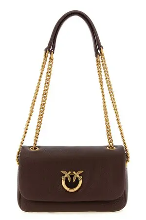 Pinko Love Birds Shoulder Bag - Brown
