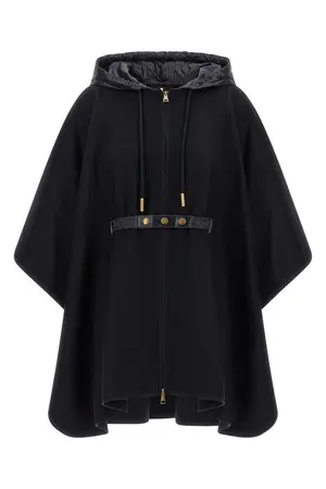 Moncler Two-material Cape - Blue