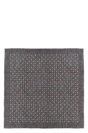 Brunello Cucinelli Silk Clutch Bag Gray