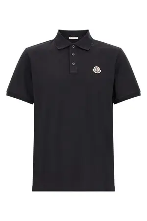 Moncler Logo Patch Polo Shirt