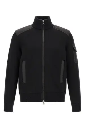 Moncler Padded Wool Zip-up Cardigan