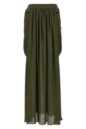 Max Mara Jedy Silk Chiffon Skirt