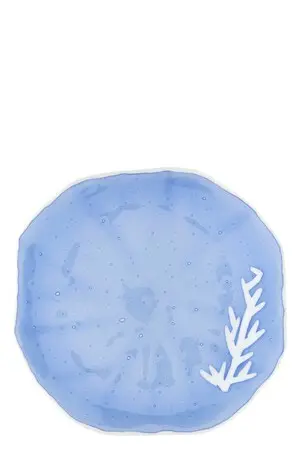 VETROFUSO Glass Plate Design ⌀ 28 Cm - Light Blue