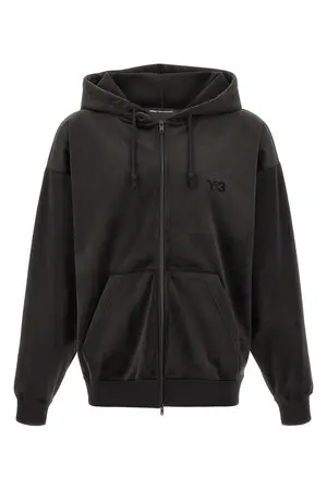 Y3 Velvet Zip Hoodie