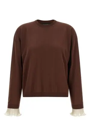 Fabiana Filippi Pleated Cuffs Sweater