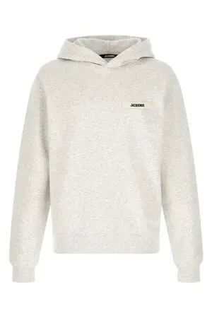 Jacquemus Le Hoodie Gros-grain Hoodie - Gray