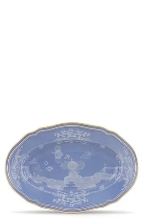 GINORI 1735 Oriente Italiano' Tray ⌀ 38,5 Cm - Light Blue