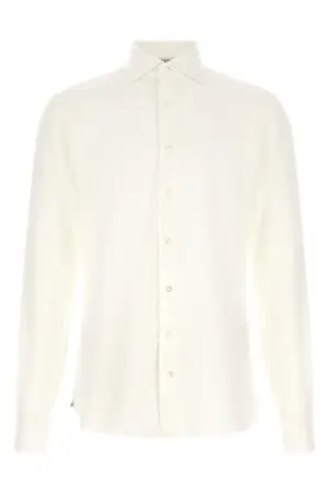 BORRIELLO NAPOLI Marechiaro Collar Shirt - Blue