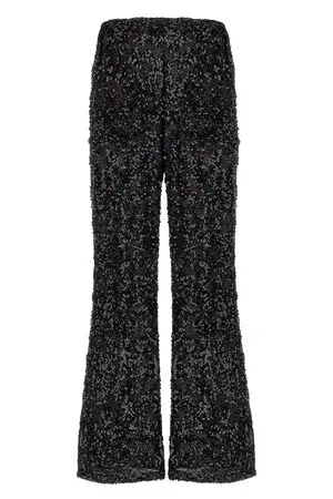 LE TWINS Moni Sequined Lurex Trousers