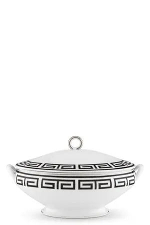 GINORI 1735 Labirinto' Tureen 4 Lt - White/black