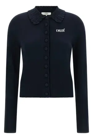 Chloé Collared Cardigan