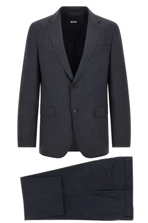 Hugo Boss P-huge-2pcs-flwg-263' Dress - Blue