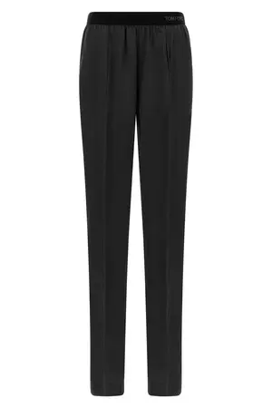 TOM FORD Silk Pajama Pants - Black