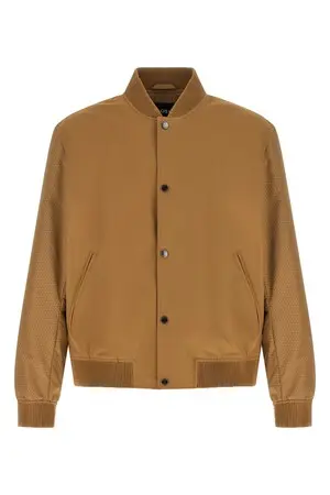 Hugo Boss Monogram Sleeve Bomber Jacket
