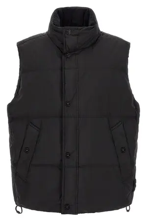 Stone Island Quilted Padded Vest - Black
