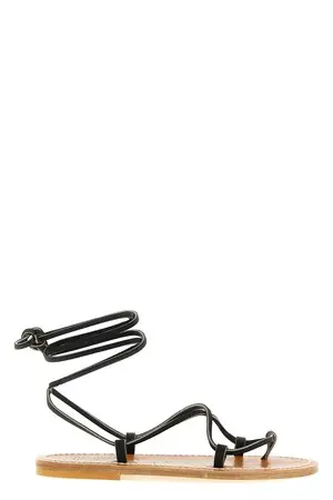 K.JACQUES Bikini Sandals - Black