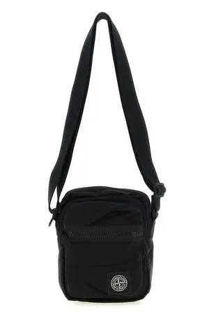 Stone Island Nylon Metal Cross Body Bag - Black