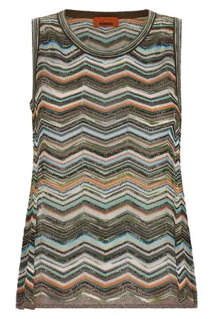 MISSONI Chevron Workmanship Top
