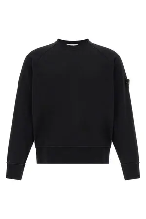 Stone Island Crew Neck Sweatshirt - Black