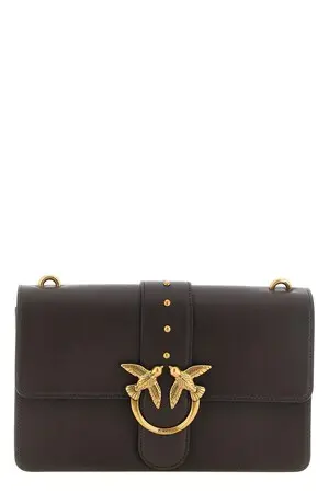 Pinko Love One Classic Crossbody Bag - Brown