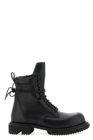 Rick Owens Low Army Gabe' Ankle Boots - Black