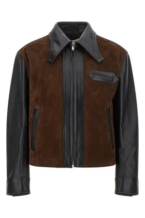 Marni Leather And Suede Jacket