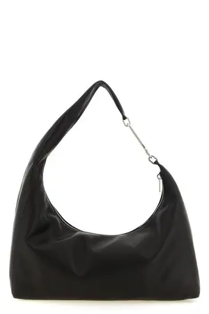Rick Owens Cropped Gemini Shoulder Bag - Black