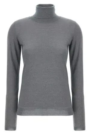Brunello Cucinelli Sparkling' Turtleneck Sweater - Gray