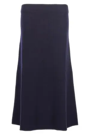 JIL SANDER Long Wool Skirt