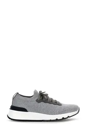 Brunello Cucinelli Cotton Knit Sneakers